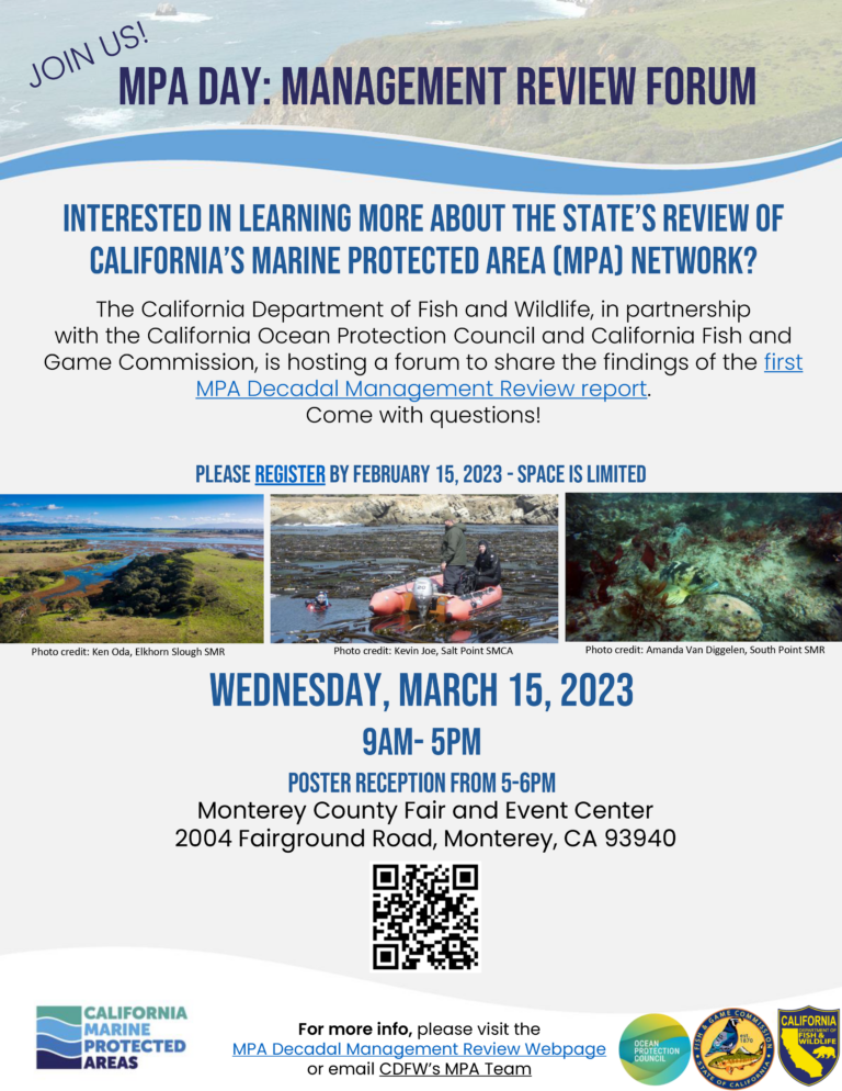 The MPA Network Decadal Management Review - California Ocean Protection ...